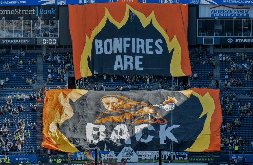 Build a Bonfire, Twice – Emerald City Supporters