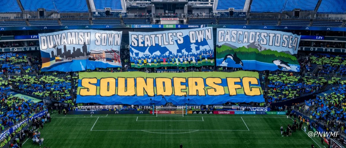 Sounders FC 50th Anniversary Celebration Choreo – Emerald City Supporters
